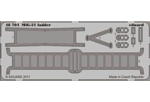 Plastic model 1/48 MiG-21 Boarding Ladder Detail Up Part [EDU48704 ...