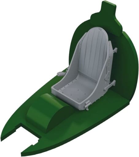 "BRASSIN Series" Detail-Up Parts for 1/48 Vampire F. 3 Cockpit Air Fix ...