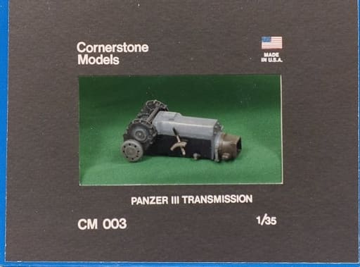 1/35 PANZER III TRANSMISSION Garage Kit [CM003] | Toy Hobby | Suruga-ya.com