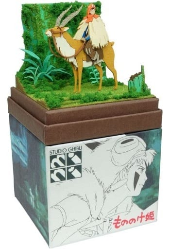 Model Studio Ghibli Mini PRINCESS MONONOKE : Ashitaka's Journey ...