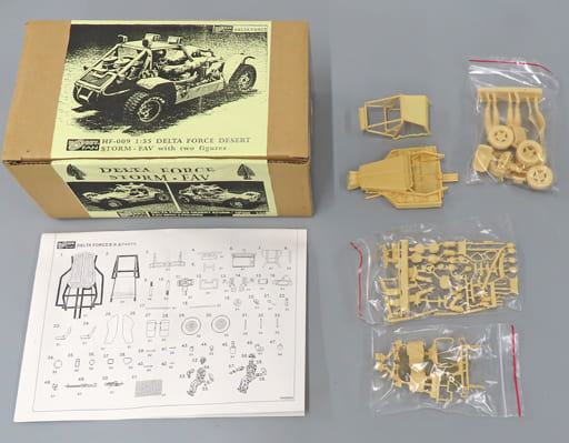 1/35 DELTA FORCE DESERT STORM-FAV with two figures Garage Kit [HF009 ...