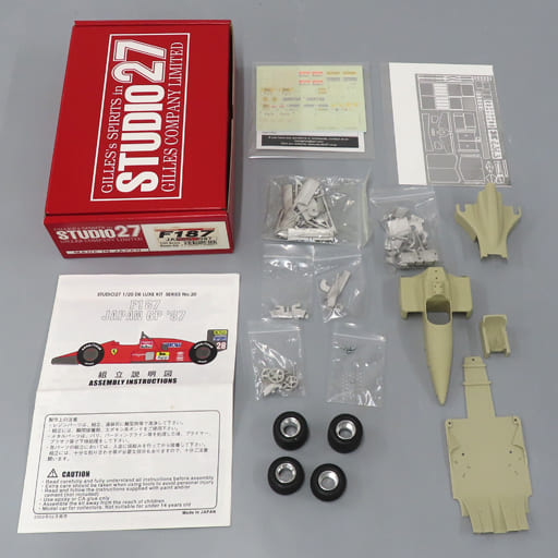 Plastic model 1/20 F187 JAPAN 1987 Series No. 20 Resin Cast Kit [ST27 ...