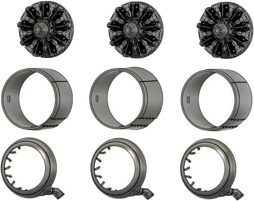 1/72 Savoia-Marchetti SM. 79 Engine & Cowling Set (for Itarelli) Detail ...