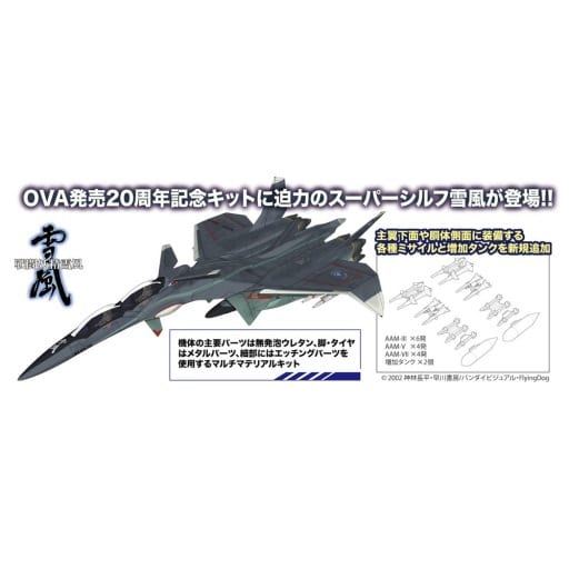 Plastic model 1/72 YUKIKAZE Super Silf Snowwind AAM-III/AAM-VII Missile ...