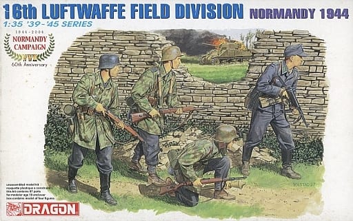 Plastic model 1/35 16 th LUFTWAFFE FIELD DIVISION NORMANDY 1944 "' 39 ...