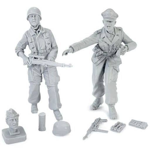 1/35 WWII DAK Ramke Fall Hunter Brigade Officer & Hunter Set Resin Cast ...