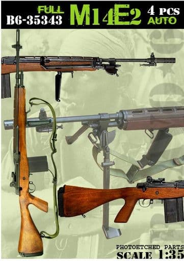 Plastic model 1/35 Working US Army M14E2 Automatic Rifle Resin Cast Kit ...