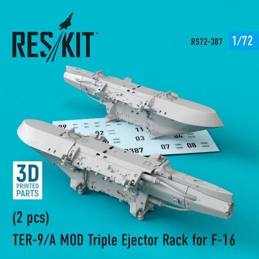 Plastic model TER-9/A bomb rack for 1 / 72F-16 2 Pieces Detailed Up ...