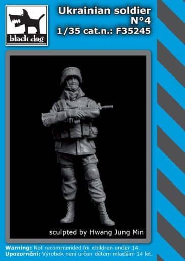 1/35 Ukrainian Soldier No. 4 Resin Cast Kit [HAUF35245] | Toy Hobby ...