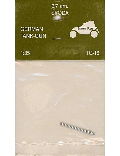 Plastic model 1/35 3.7 cm SKODA "GERMAN TANK-GUN" Detail-Up Parts [TG ...