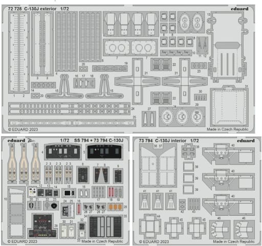 Plastic model 1/72 C-130J Part 1 Big ED Parts Set for Mazda "BIG ED ...