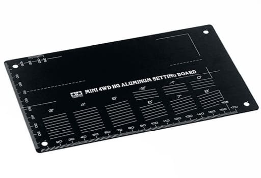 Plastic model Mini 4 wd HG Aluminum Setting Board (Black) Mini 4 wd ...
