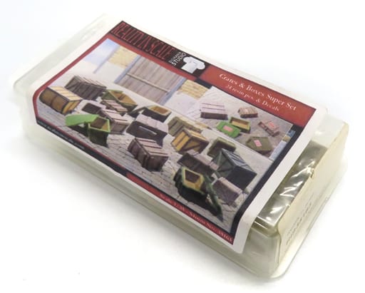 1/35 Crates & Boxes Super Set Detail-Up Parts (Resin Cast Kit) [35163 ...