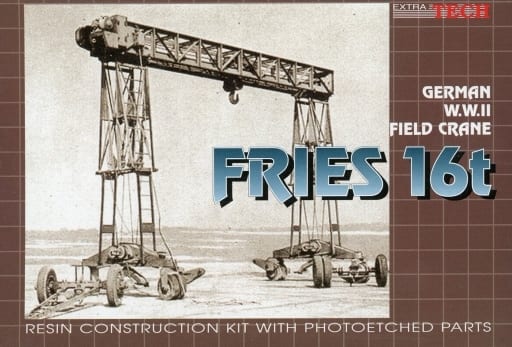 1/72 GERMAN W. W. II FIELD CRANE FRIES 16t Resin Casting Kit [EXM7223 ...