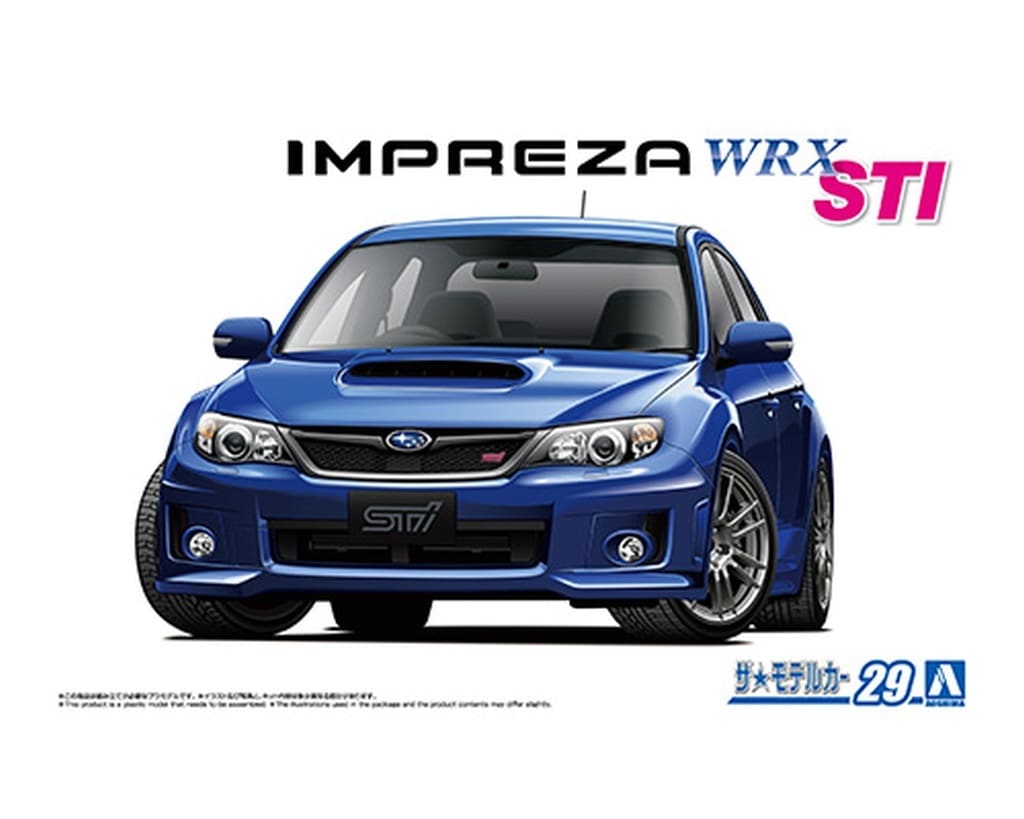 駿河屋 - 1/24 スバル GRB インプレッサWRX STI ’10 「ザ・モデルカーシリーズ No.29」 [200810]（プラモデル）