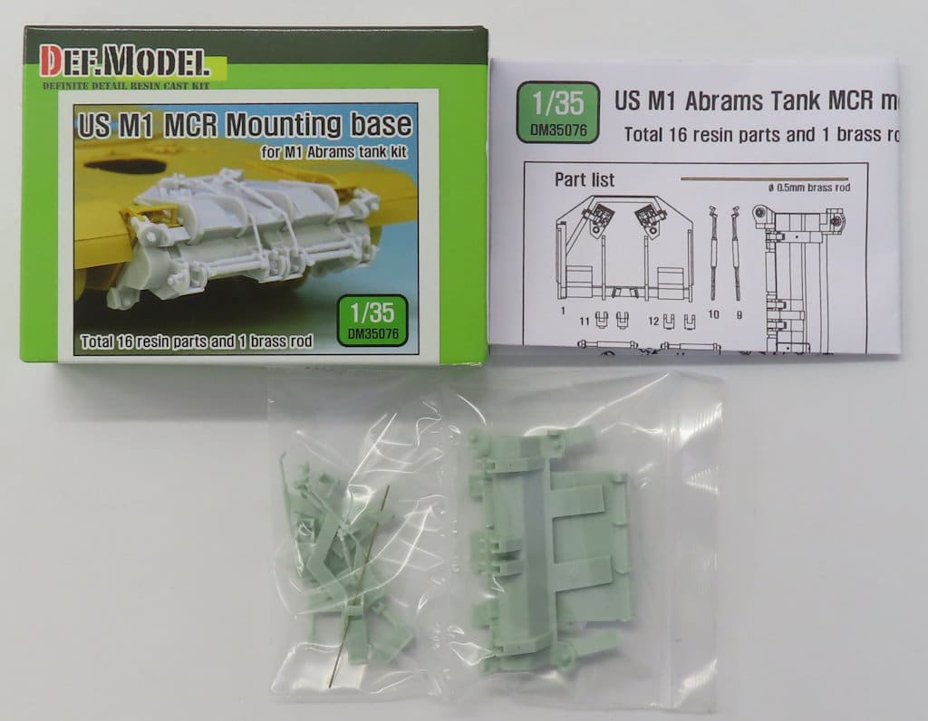 駿河屋 - 1/35 US M1 MCR Mounting base ディティールアップパーツ [DM35076]（プラモデル）