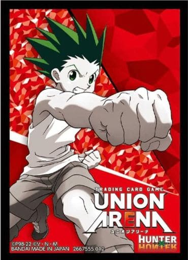 UNION ARENA Official Card Sleeve HUNTER×HUNTER Gon-Freex | Toy Hobby ...