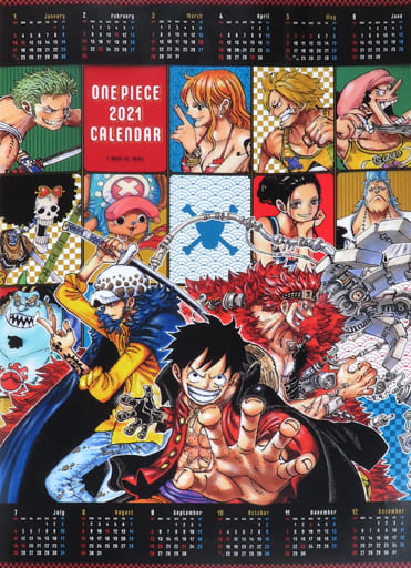 Calendar ONE PIECE Clear Poster Calendar 2021 | Goods / Accessories ...