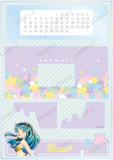 Calendar THE RETURN OF LUM URUSEI YATSURA Lamb Desktop Acrylic ...