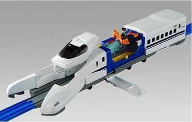 Plarail Deka Plarail Town N700 series Shinkansen station | Toy Hobby ...