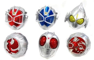 Toy 6-Type Set "KAMEN RIDER WIZARD Whizzer Ring 2 300 Gashapon Value ...