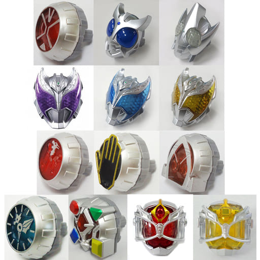 13 Kinds Set "KAMEN RIDER WIZARD Whizzer Ring 07" | Toy Hobby | Suruga ...