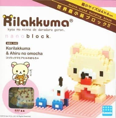 Toy Nanoblock NBH-042 Korilakkuma and Duck Toy 「 Rilakkuma 」 | Toy Hobby | Suruga-ya.com