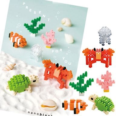 Toy Nanoblock Postcard NP035 Umi no Nakamama (Multipurpose) | Toy Hobby | Suruga-ya.com