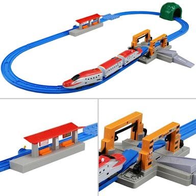 Toy Plarail E6 series Komachi & Tomica arch crossing set | Toy Hobby ...