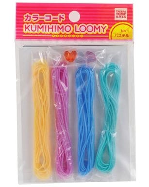 Toy KUMIHIMO LOOMY Kumihimo Rummy Color Code No. 1 Pastel | Toy Hobby ...