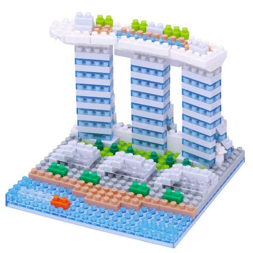Nanoblock NBH _ 123 Marina Bay Sands | Toy Hobby | Suruga-ya.com