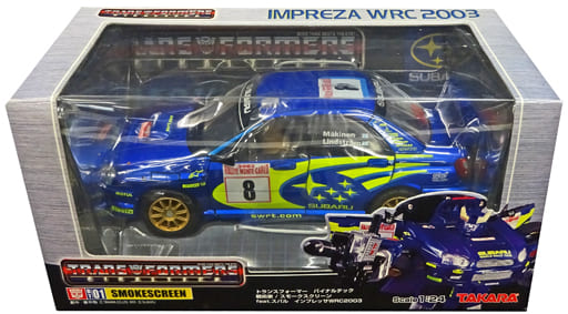 BT01 Smoke Screen feat. Subaru Impreza WRC2003 (Zekken 8) 「 Transformer ...
