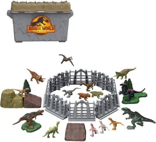 Jurassic World Mini Figure Set with Cleanup Box | Toy Hobby | Suruga-ya.com