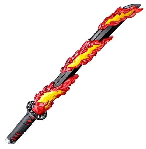 DX Nichirin Blade - Hinokami Kagura -' Demon Slayer: Kimetsu no Yaiba ...
