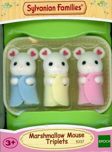 Marshmallow Mouse Triplets - Marshmallow Mouse Mitsugo - "Sylvanian Families" | Toy Hobby ...