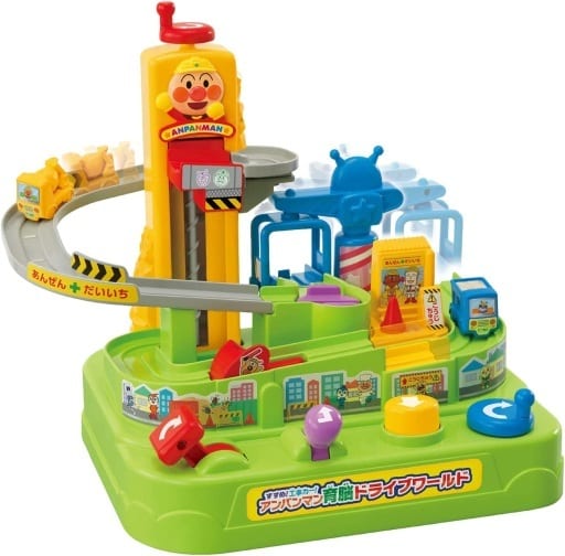 Recommended! Construction Car! Anpanman Education Brain Drive World ...