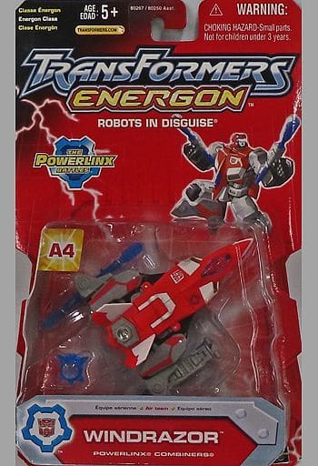Toy A4 WINDRAZOR - Windrazor - "TRANSFORMERS Energon" Energon Class ...
