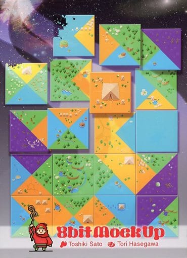 Board game 8-Bit Mockup Version 2 with Enhancements | Toy Hobby ...