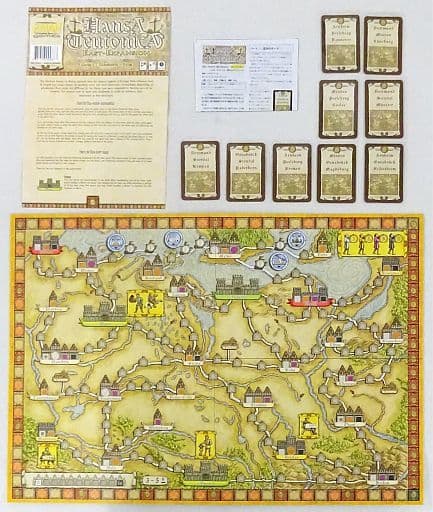 Board game Hansa Teutonica : East-Expansion [translated into Japanese ...