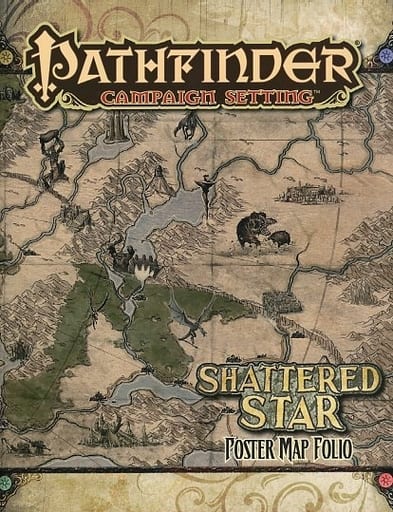 Board game Pathfinder Campaign Setting : Shatterted Star Poster Map ...