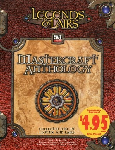 Board game Legends & Lairs Sourcebook Mastercraft Anthology | Toy Hobby ...