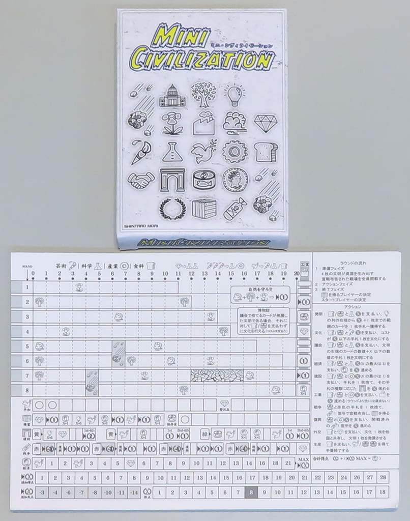 駿河屋 - MINI CIVILIZATION -ミニ・シヴィライゼーション-（ボードゲーム）