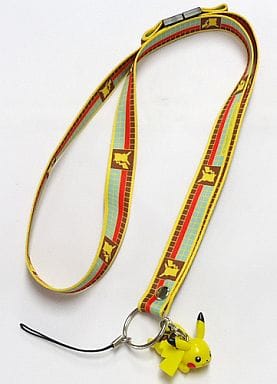 Strap (Character Cutter) Pikachu neck strap 「 Pocket Monsters Waku Waku ...