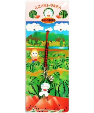 Key Holder Mascot (Character Actor) Doraemon (Watermelon) Netsuke (Red ...