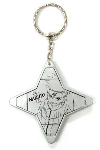 Uzumaki Naruto Uzumaki (Shuriken) Weapon Type Metal Key Holder "NARUTO ...