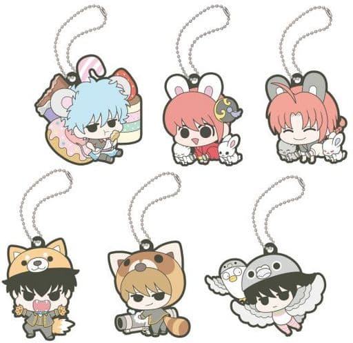 Key Holder Mascot (Character Actor) Set of 6 Kinds "GINTAMA : Prince ...