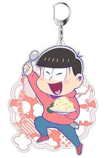Osomatsu Drawing Mogu Mogu Acrylic Key Holder "Osomatsu San" | Goods ...