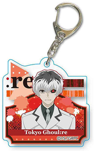 Key Holder Mascot (Character Actor) D. Sasaki 琲世 (red) acrylic key ...