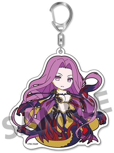 Avenger / Gorgoon "Pikuru! Fate/Grand Order Trading Acrylic Key Holder ...