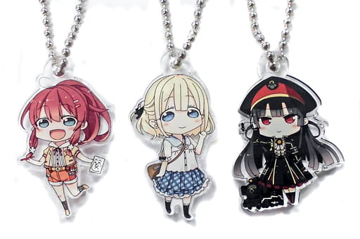 Hachiroku & Nichinichi Hime & Pawlett Acrylic Key Holder (3-Type Set ...